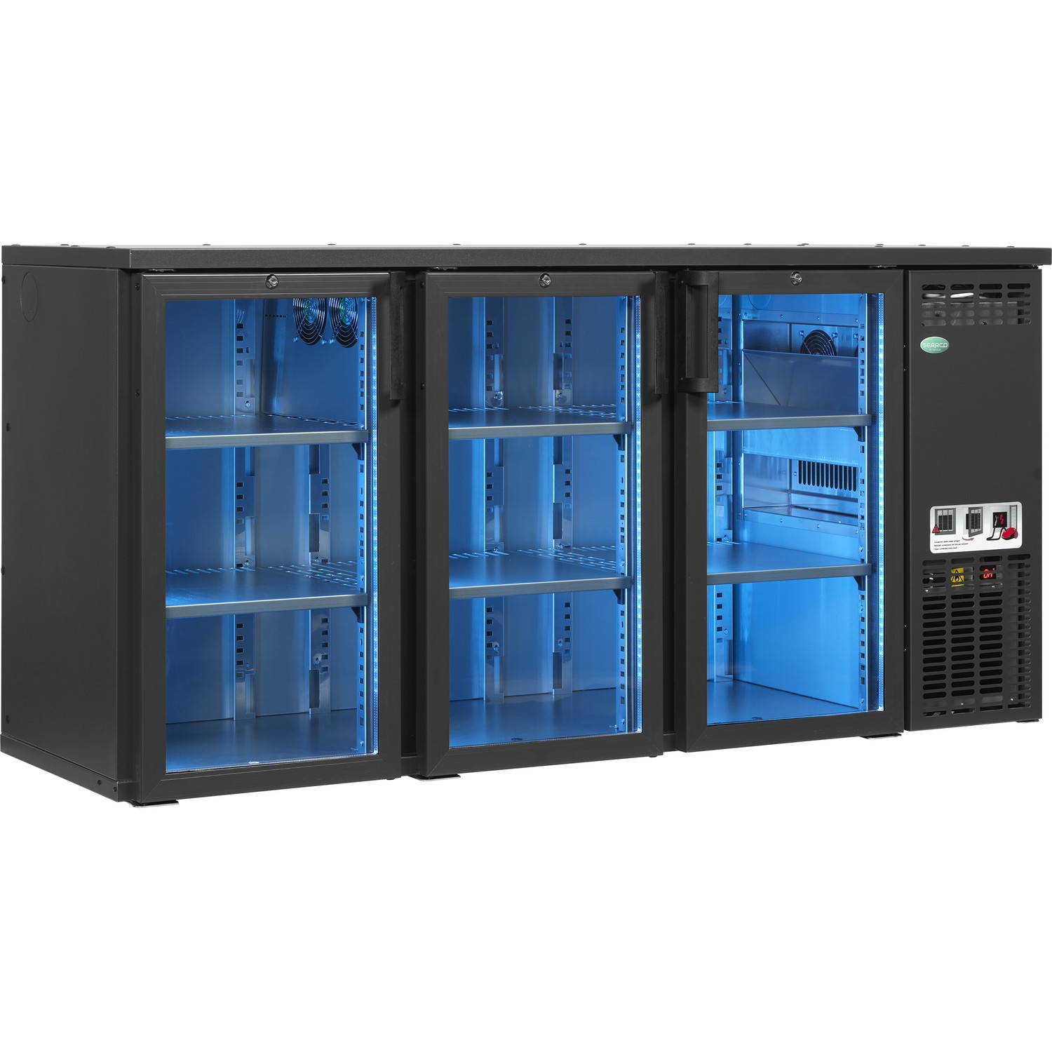 Premiový chladicí minibar do baru SCL-222GMU+ | Tefcold